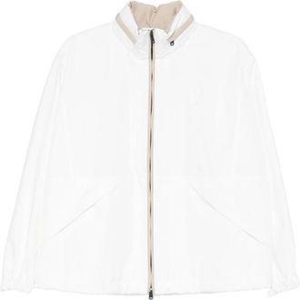 Brunello Cucinelli Femme, Vestes, Blanc, Taille: 38 FR Veste de surv&ecirc;tement l&eacute;g&egrave;re