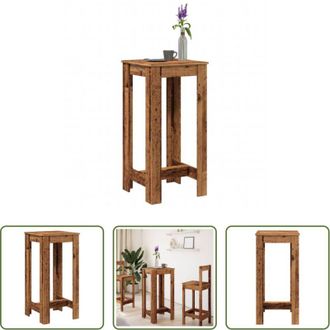 vidaXL Altholz Optik - Bartisch Altholz-Optik 51x50x103,5 cm Holzwerkstoff
