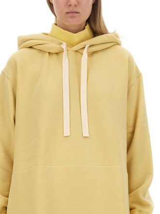 Jil Sander Virgin Wool Hoodie - Yellow