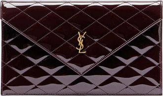 Saint Laurent Clutch Paris aus Lackleder