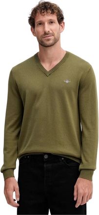 GANT Herren, Strickwaren, Gr&uuml;n, SGr&ouml;&szlig;e