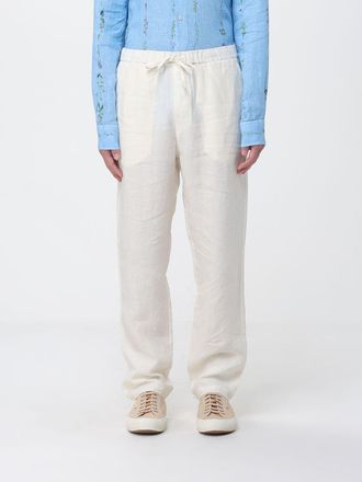 120% Lino Pantalon 120% LINO Homme couleur Beurre