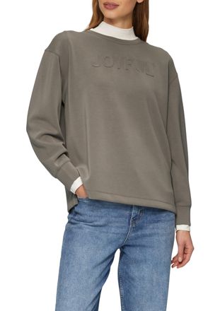 s.Oliver Scuba-Sweatshirt aus Modalmix mit 3D-Schriftzug
