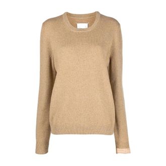 Maison Margiela Woll-Kaschmir-Pullover - - Knitwear - Damen - Braun - M