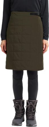 Jack Wolfskin Damen WINTERDUNE Skirt W Rock, Obsidian Moss, M