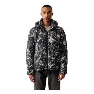 Moose Knuckles Doudoune &agrave; capuche &agrave; motif abstrait - Homme - Vestes - Multicolore - Taille: 2XL