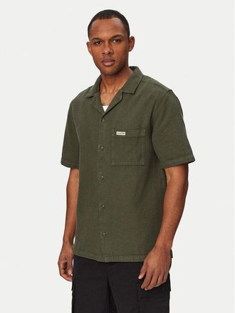 Hunter Hemd W126-HRMST-1010-34X Khakifarben Regular Fit