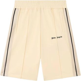 Palm Angels Homme, Sport, Blanc, Taille: S Classic Logo Track Shorts