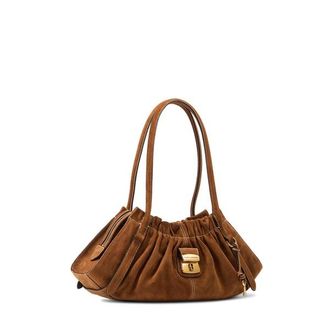 Marc Jacobs Sac &agrave; main The Satchel en cuir su&eacute;d&eacute;