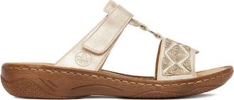 Rieker Pantoletten Rieker CEO-V2864-60 Goldfarben