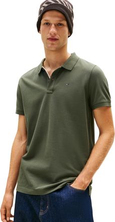 Tommy Jeans Herren Poloshirt Kurzarm Slim Placket Slim Fit, Gr&uuml;n (Pewter Green), 4XL