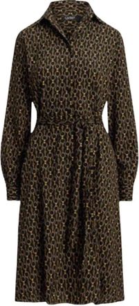 Ralph Lauren Robe &agrave; manches longues Karalynn - Femme - Robes - Noir - Taille: 34 FR
