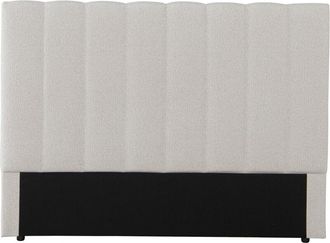 Habitat et Jardin T&ecirc;te de lit en tissu textur&eacute; Val Thorens - Beige - 140 cm