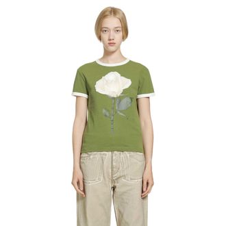 Acne Studios Rose Graphic T-Shirt