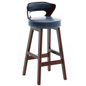 Generic Barhocker, Tresenhocker mit PU-Lederbezug, Vintage-Barst&uuml;hle f&uuml;r K&uuml;cheninseln, Pubs, Caf&eacute;s, Esszimmer und mehr
