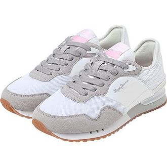 Pepe Jeans London Femme London Troy W Basket, White (White), 39 EU