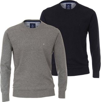 Redmond Rundhalspullover Pullover (1-tlg) hochwertige Qualität mit Rundhals-Ausschnitt im 2er Pack