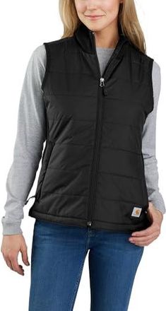 Carhartt Work in Progress Femmes 105984 Rain Defender Coupe d&eacute;contract&eacute;e L&eacute;ger, noir, Medium