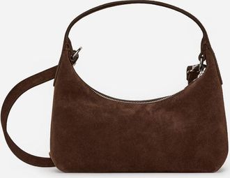 Arket Kleine Tasche Aus Spaltvelours -Braun