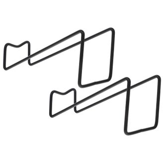 BESPORTBLE TOVINANNA 2 St&uuml;ck Metall weinflaschenhalter Schlanker Multifunktionaler Flaschenst&auml;nder aus Robustem Eisen Stilvoller Weinregal f&uuml;r Zuhause K&uuml;che und 