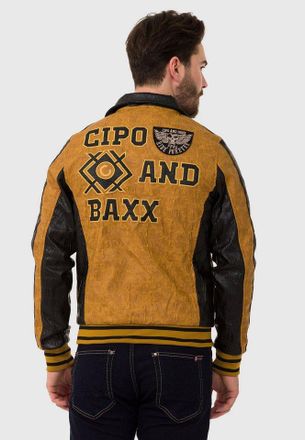 Cipo & Baxx Lederimitatjacke Jacke aus Kunstleder