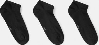 Mango Lot 3 paires de chaussettes coton noir - Homme - 40-42 - MANGO MAN