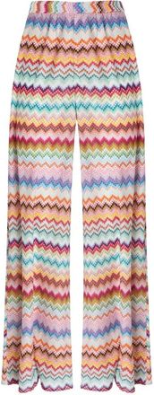 Missoni Femme, Pantalons, Multicolore, Taille: 32 FR Pantalon de plage en viscose