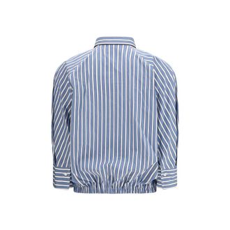 Brunello Cucinelli Womens Blue Cotton Shirt
