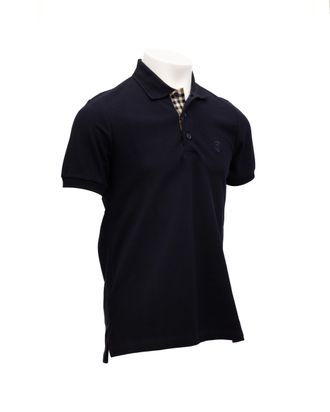 Burberry Cotton Polo Shirt - Blue