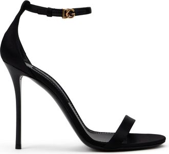 Dolce & Gabbana Femme, Chaussures, Noir, Taille: 37 EU Sandales