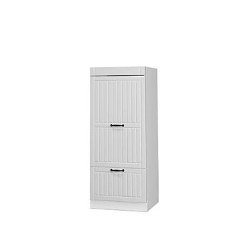 Vicco Armoire Micro-Ondes Fame-Line, Blanc Campagne, 60cm
