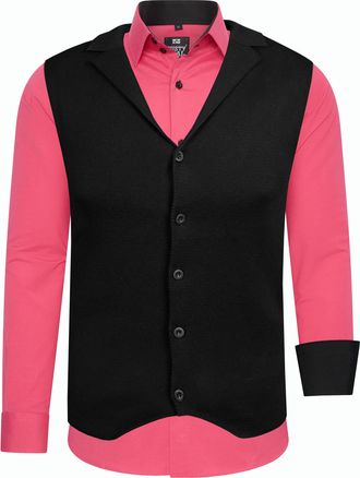 Rusty Neal Hemd mit Weste 2-teilig