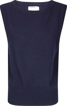 Extreme Cashmere Gilet - Bleu Fonc&eacute;