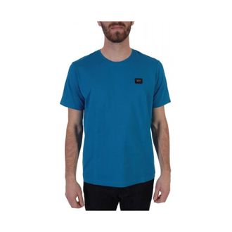 Paul & Shark T-Shirt Logo - - Tops - Herren - Blau - 2XL