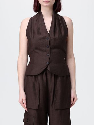 Tela Gilet Femme couleur Marron
