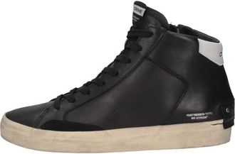 Crime London Baskets Distressed High Jet 18070A Homme en Cuir Noir, Noir, 44 EU