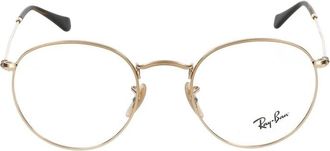 Ray-Ban unisex, Accessoires, Jaune, Taille: 50 MM Round Metal