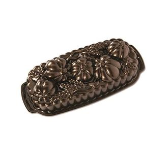 Nordic Ware Moule à gâteau, moule à pâtisserie - Moule à gâteau Blé et citrouille Bronze - Revêtement antiadhésif - Fonte daluminium