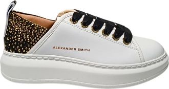 Alexander Smith Femme, Chaussures, Blanc, Taille: 35 EU Pelle Baskets