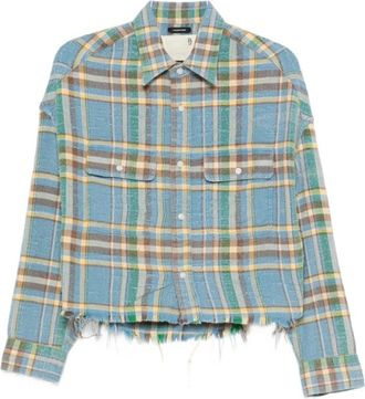 R13 Femme, Blouses et Chemises, Multicolore, Taille: 40 FR Cropped Work Shirt