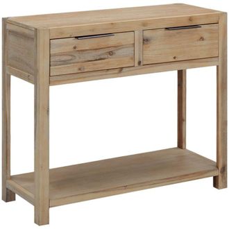 vidaXL Table console 82x33x73 cm Bois dacacia massif Vidaxl