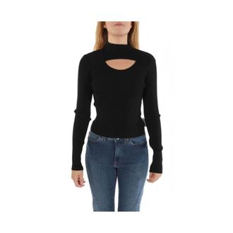 HUGO BOSS Femme, Pulls, Noir, Taille: 40 FR Hugo - Tricots > Tricots ras du cou