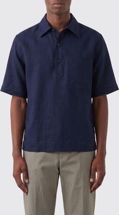 Hev&ograve; Polo Homme couleur Bleu