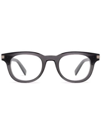 Ermenegildo Zegna lunettes &agrave; monture ronde - Gris