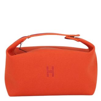 Herm&egrave;s Sac Kara Pre-owned- Pochette - Femme - Pre-owned - Orange - Taille: ONE Size