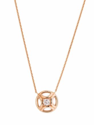 Loyal.e Paris collier Perp&eacute;tuel.le en or rose recycl&eacute; 18ct pav&eacute; de diamants