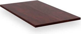 Blumfeldt Bearsdon Plateau de table en bois - durable, 160 x 90 cm, r&eacute;sistant aux rayures & &agrave; la chaleur, id&eacute;al pour table &agrave; manger - finition teck moderne