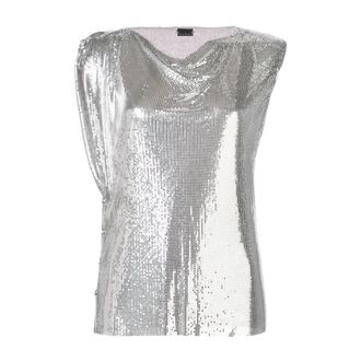 Paco Rabanne Disco Top - - Tops - Damen - Grau - S