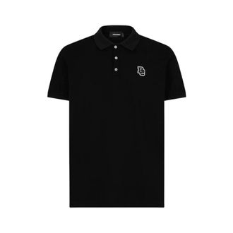Dsquared2 Tennis Fit Polo Shirt - - Tops - Herren - Schwarzk - XL