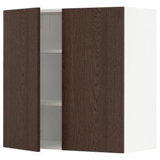 IKEA METOD Wandschrank mit B&ouml;den und 2 T&uuml;ren